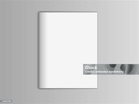 빈 닫힌 3d 일러스트레이션 잡지 표지 모형 책 소책자 브로셔 팜플렛 카탈로그 격리된 밝은 회색 배경에 프레젠테이션을 위한 소설 빈 모형 3d 일러스트레이션을 위한 준비된