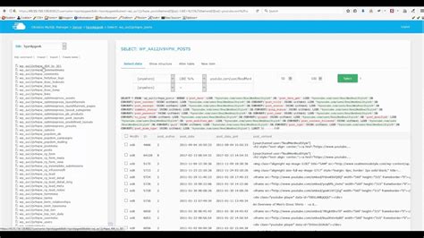 Mass Update Urls In Content With Sql Query Youtube