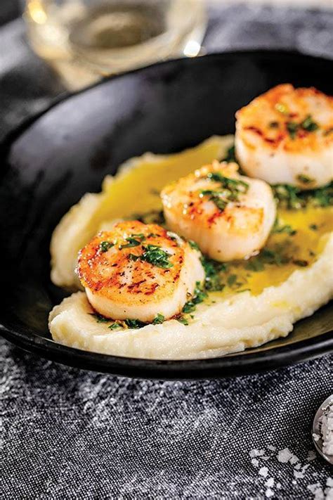 RECIPE Sea Scallops With Parsnip Puree And Herbs Bluedot Living