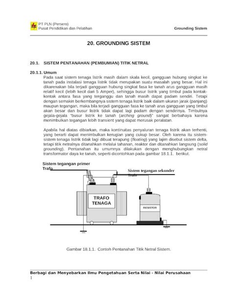 DOC 20 GROUNDING SISTEM Doc DOKUMEN TIPS