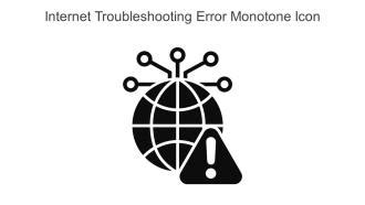Internet Troubleshooting Error Monotone Icon In Powerpoint Pptx Png And Editable Eps Format PPT