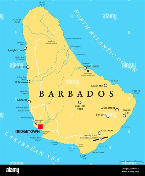 Barbados Map Where Is Barbados Located