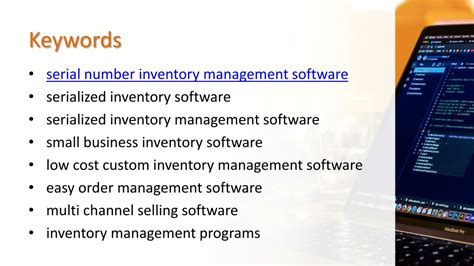 Ppt Serial Number Inventory Management Software Erp Gold Powerpoint