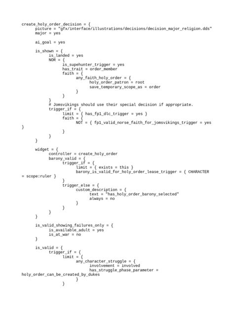 00 Holy Order Decisions Pdf Computer Programming Computing