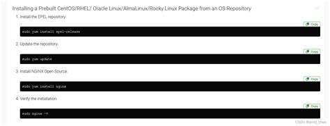 快速指南：按照官方教程在不同系统上安装nginx Csdn博客