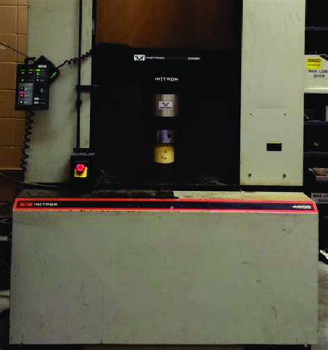 Instron Machine Used For Compression Strength Testing Download Scientific Diagram