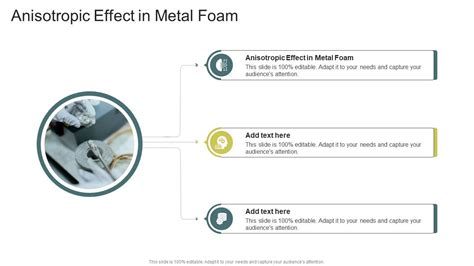 Anisotropic Effect In Metal Foam In Ppt Powerpoint Presentation Slide Templates Cpp Ppt Example