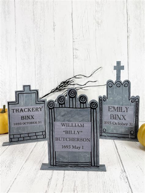Tombstone Template For Writing