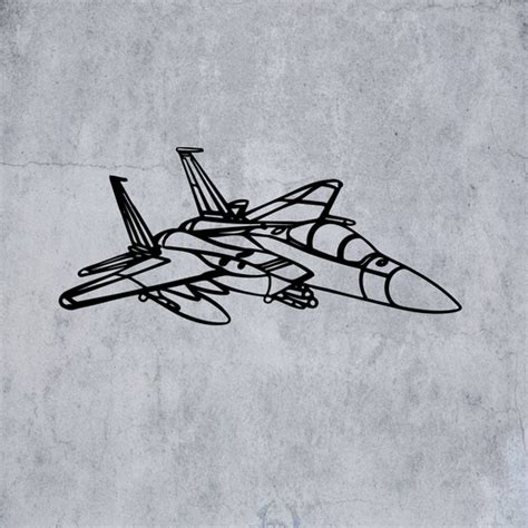 🦅 F 15 Eagle 2 2d Wall Art・ Stl File For 3d Printing And Cnc Machining Laser Cutting・cults