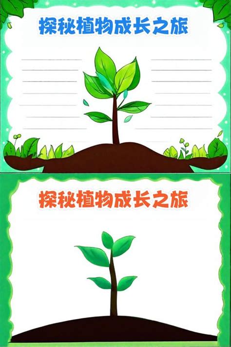 五种植物手抄报简单又漂亮简单（汇总18张） 手抄报图片大全