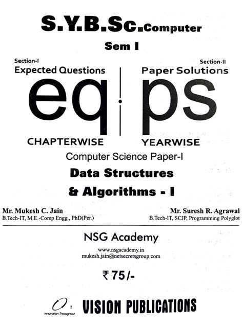 C 1 Data Structures And Algorithms I Pdf