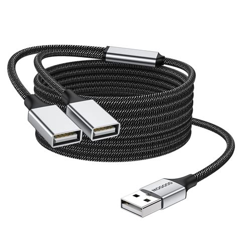 Usb Splitter Dual Usb Port Usb Extension Cable Usb Y Desertcart India