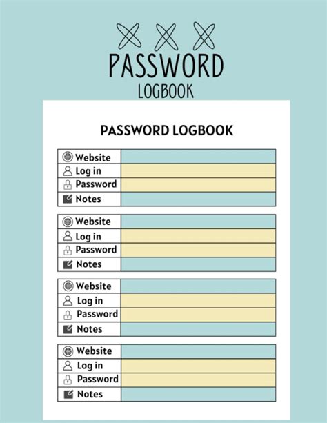 The Password Logbook Protect Your Account And Personal Information