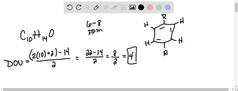 Solved Unknown Has The Molecular Formula Coh2o The Structure Produces The H Nmr Spectrum