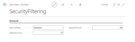 Dynamics 365 Business Central Securityfilter Option Type And Security Filters