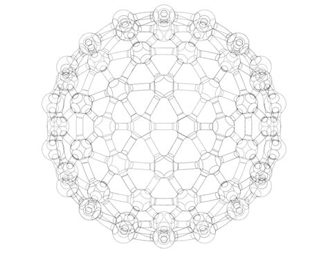 Geodesic Structure With Atoms 3d Printing Model Threeding