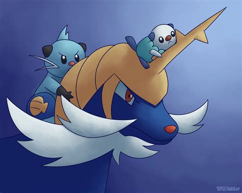 Samurott And Dewott By Dwaynes Samurott Pokéfanon Fandom