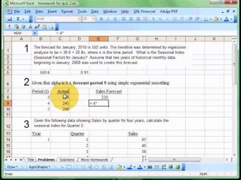 Forecasting Part YouTube