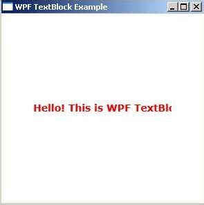 WPF TextBlock In VB NET