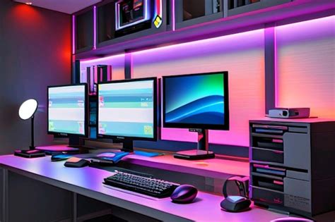 Premium Photo Beautiful Workstation