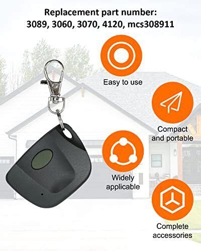 Pack Keychain Remote Control Linear Multicode Mhz Mini EBay