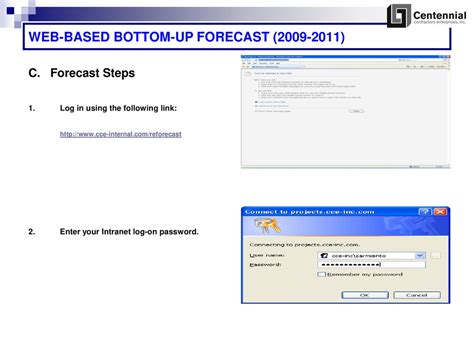 Web Based 3 Year Bottom Up Forecast 2009 2001 Ppt Download