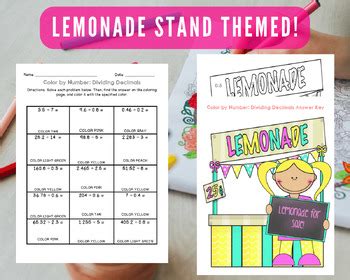 Dividing Decimals Color By Number FREEBIE By ABSeas TPT