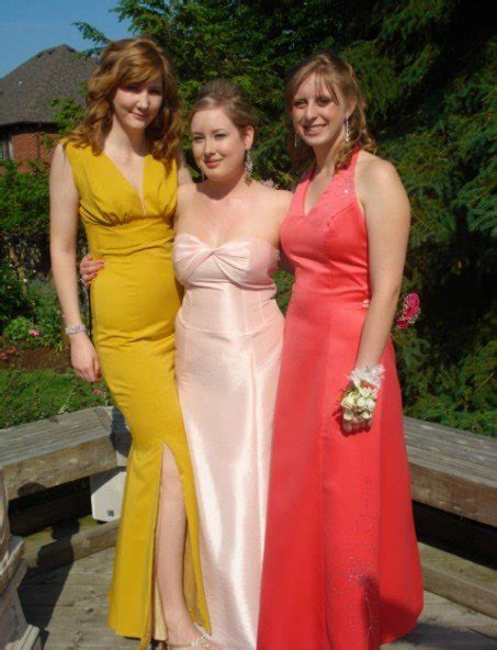 Primped Preen N Peachy Prom Inspiration Then And Now