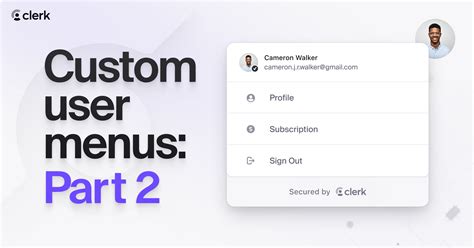 Create Your Own Custom User Menu With Radix Part 2