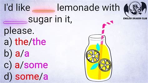 Какой ПРАВИЛЬНЫЙ ответ Базовые знания английского языка с нуля тест на грамматику артикли