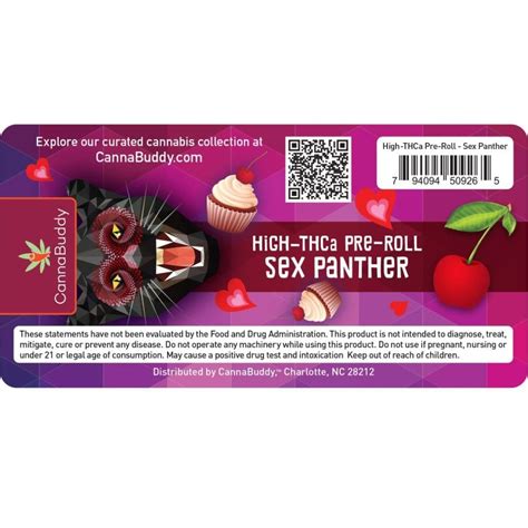 Shop Thca Flower Pre Roll Sex Panther Online Cannabuddy