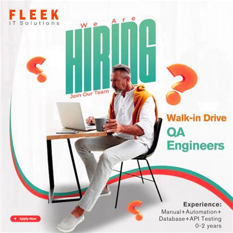 We Are Hiring Fleek It Solutions Software Testing Company