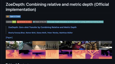 zoedepth zero shot transfer by combining relative and metric depth r