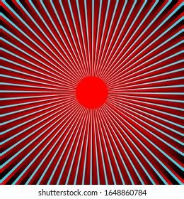 Red Light Spreading Straight Line Center Stock Vector Royalty Free Shutterstock
