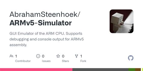 Github Abrahamsteenhoekarmv5 Simulator Gui Emulator Of The Arm Cpu