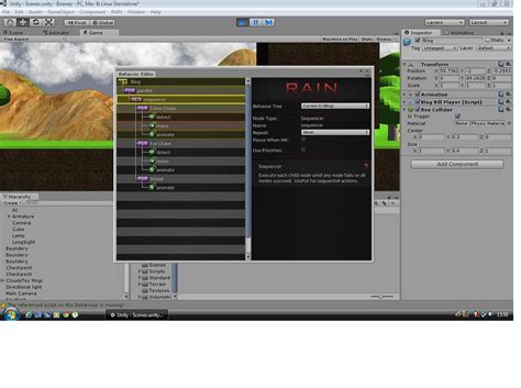 Rain Ai Behaviour Tree Help Unity Engine Unity Discussions