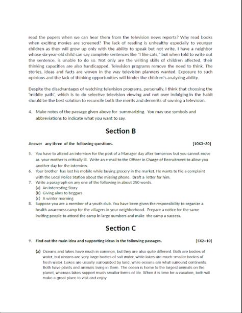 Ospu Ccs Writing Skills December 2016 Question Paper University