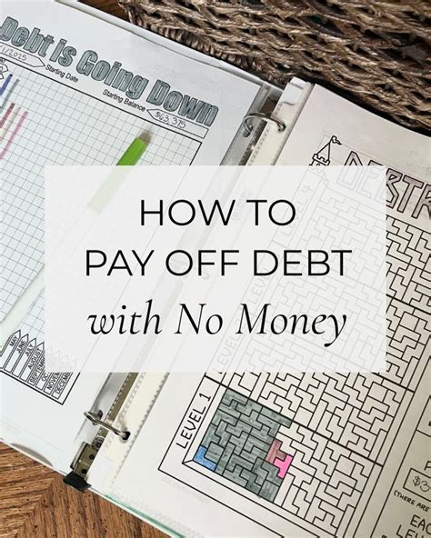 How To Pay Off Debt With No Money Little House Budget