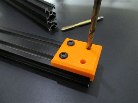 Drill Guide For Corner 4020 Aluminum Extrusion Profile By Behnam Download Free Stl Model