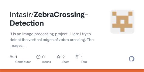 Github Intasir Zebracrossing Detection It Is An Image Processing Project Here I Try To