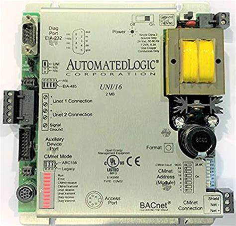 alc automated logic corporation uni 16 u line unitary controller router