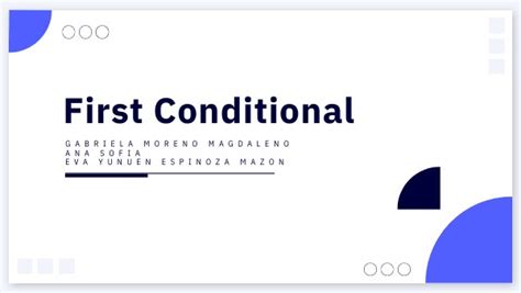 First Conditional Genially