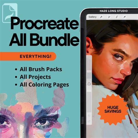 Procreate Brushes Coloring Pages Tutorials Haze Longs Full Collection
