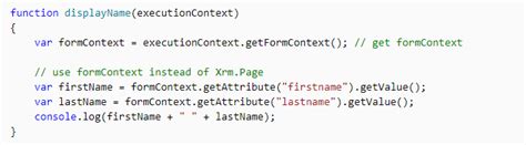 Xrm Page Is Deprecated How To Use Formcontext In Dynamics 365 Crm Microsoft Dynamics 365 Crm