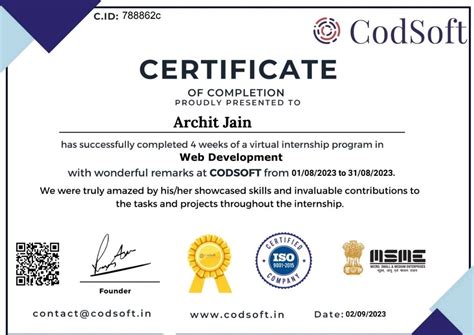 Archit Jain On Linkedin Codsoft Internship Webdevelopment