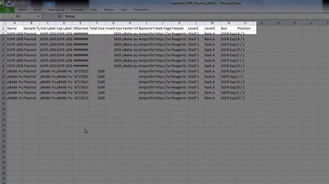 Video Freezerpro® Microsoft Excel Add In Azenta Life Sciences