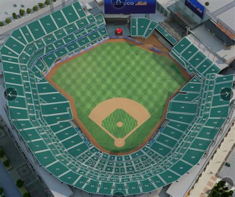 Citi Field Seating Chart With Seat Numbers And Rows New York Mets Seat Map