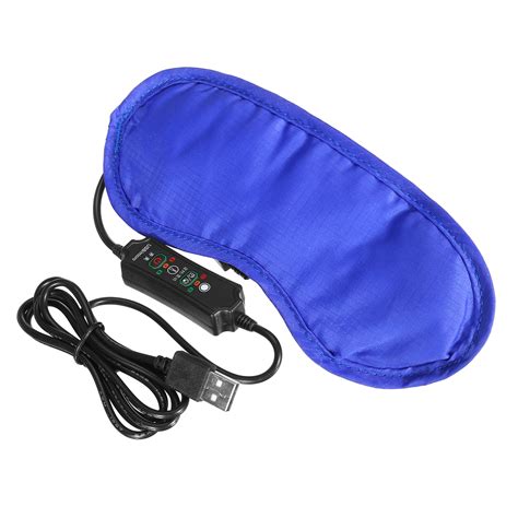 Usb Heating Eye Mask 3 Speeds Timing Warm Compress Eye Patch Massager