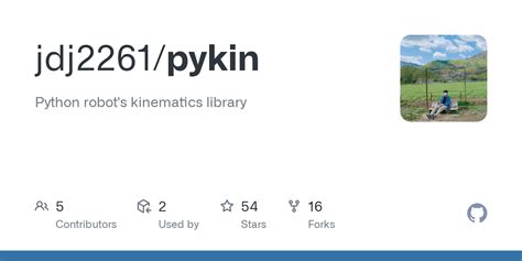 Github Jdj2261pykin Python Robots Kinematics Library
