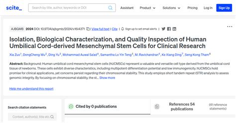 Isolation Biological Characterization And Quality Inspection Of Human